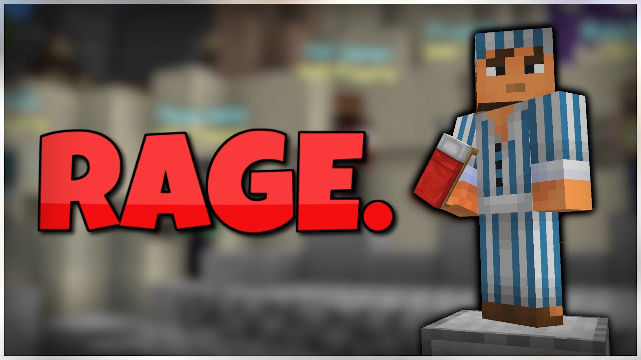 Minecraft Bedwars made me Rage Quit... - YouTube