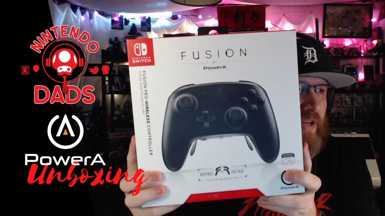 PowerA Fusion Pro Wireless Controller - Unboxing | Nintendo Switch ...