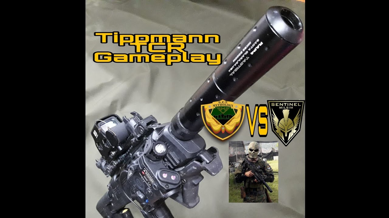 Gameplay tippmann TCR-Paintball MILSIM - YouTube