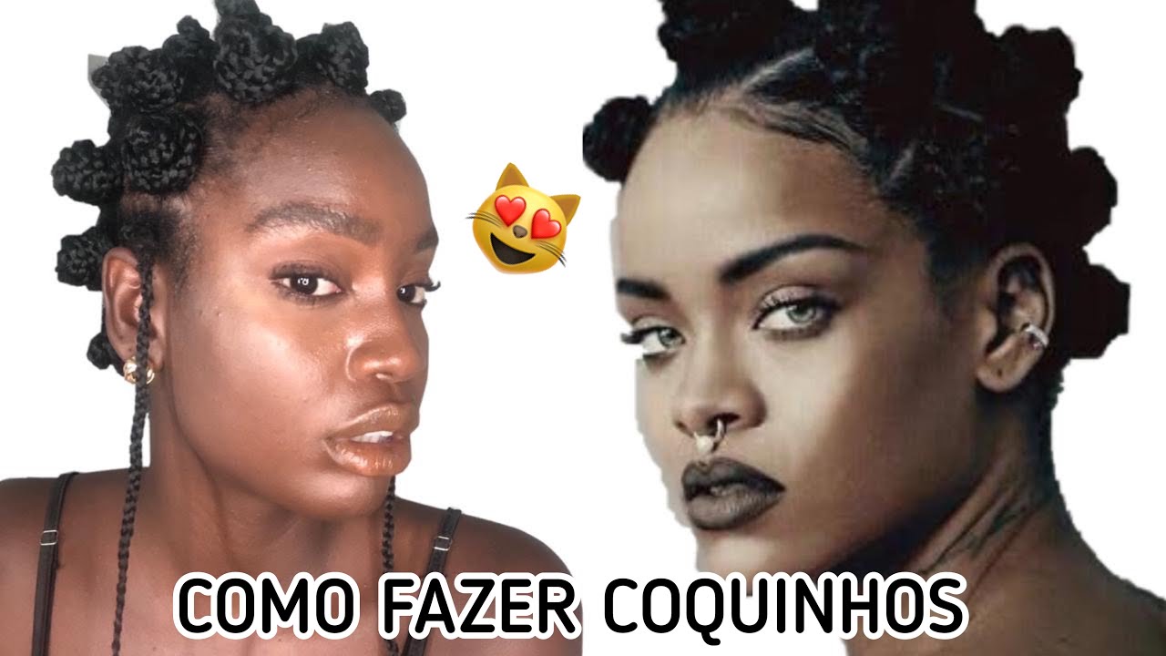 COMO FAZER COQUINHOS NO CABELO / BANTU KNOT - YouTube
