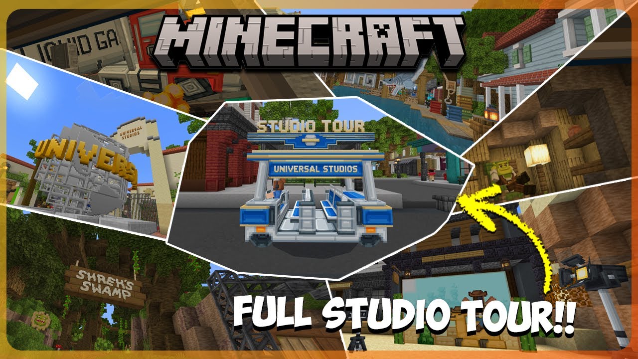 Minecraft Universal Studios Backlot Tour | Full Ride, No Commentary ...