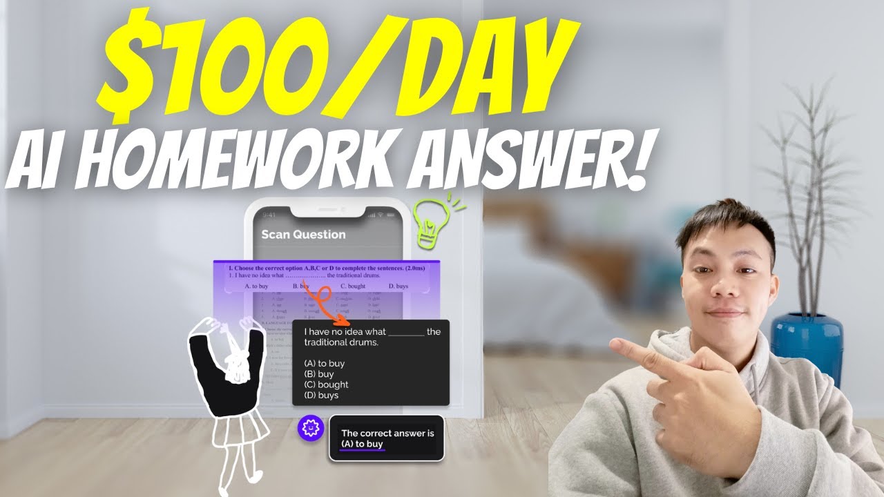 How to Make Money using AI Homework Answers - YouTube