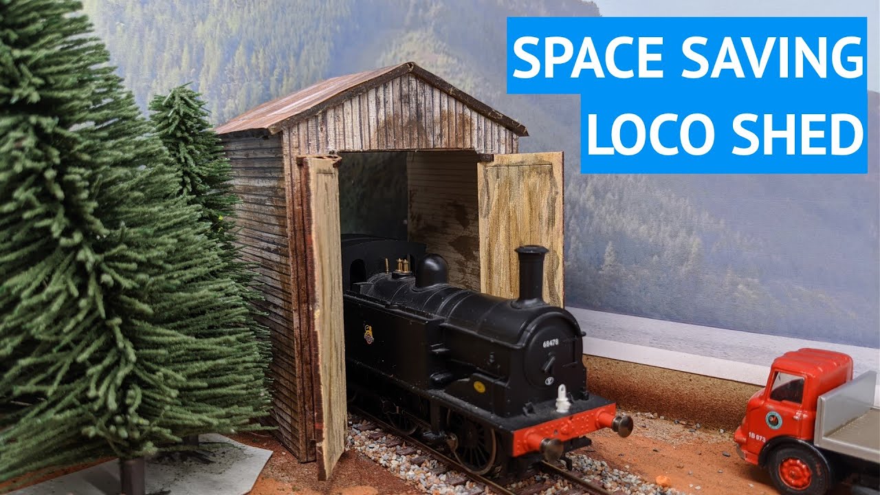 Building a Loco Shed for Loch Doune - YouTube