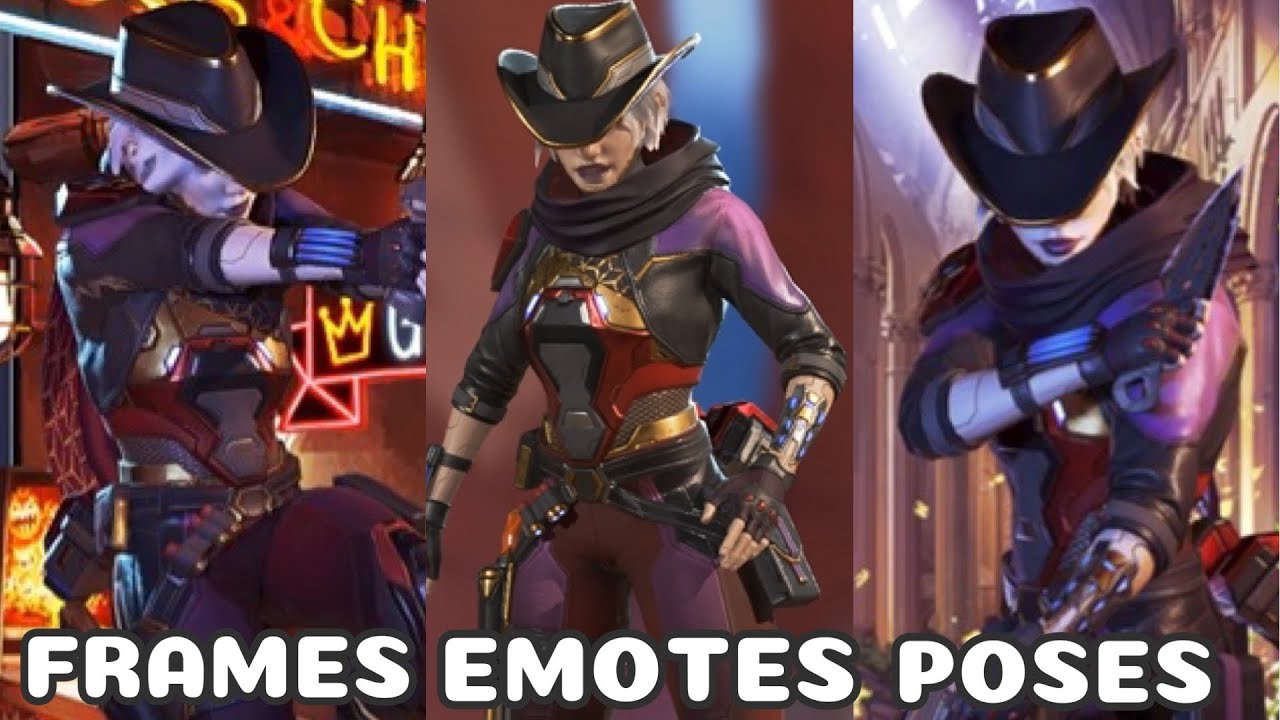 Frames, Emotes, and Poses with Wraith’s High Ace Skin - Apex Legends ...