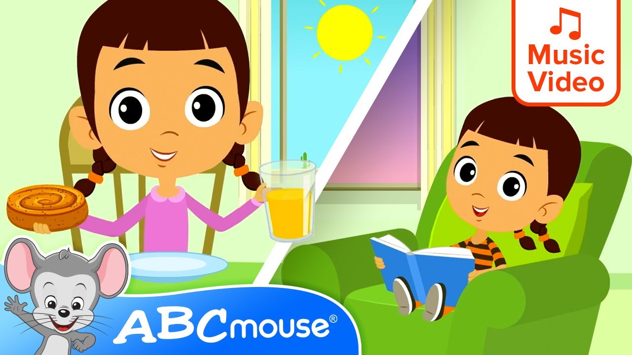 🌞 In the Morning I Wake Up: A Daily Routine Song for Kids 🎶 | ABCmouse ...