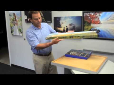 Three Types Of Edges On Canvas Gallery Wraps - YouTube