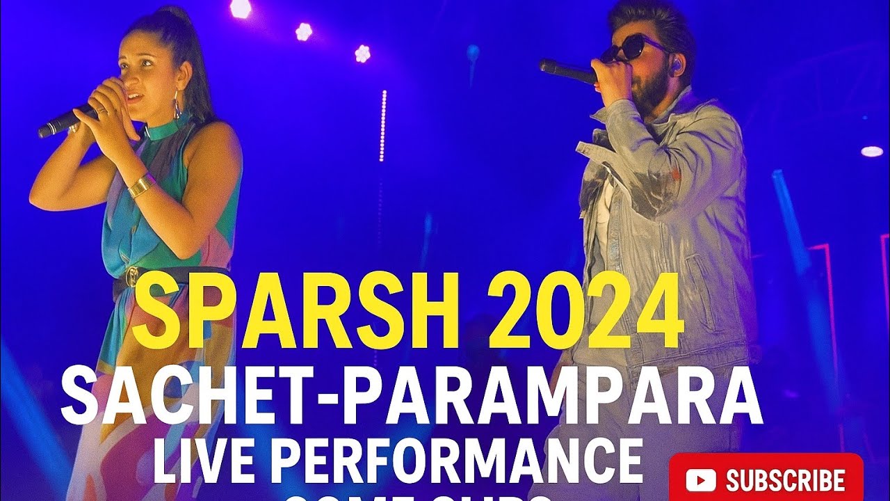 Sparsh 2k24 🤌 Some clips | Live concert @sachetandon Svnit Surat | #nit ...