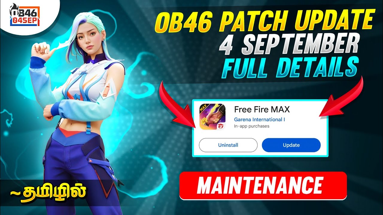 🔥 OB46 Update Maintenance Full Details in Tamil Freefire 🤯😍| ff Ob46 ...