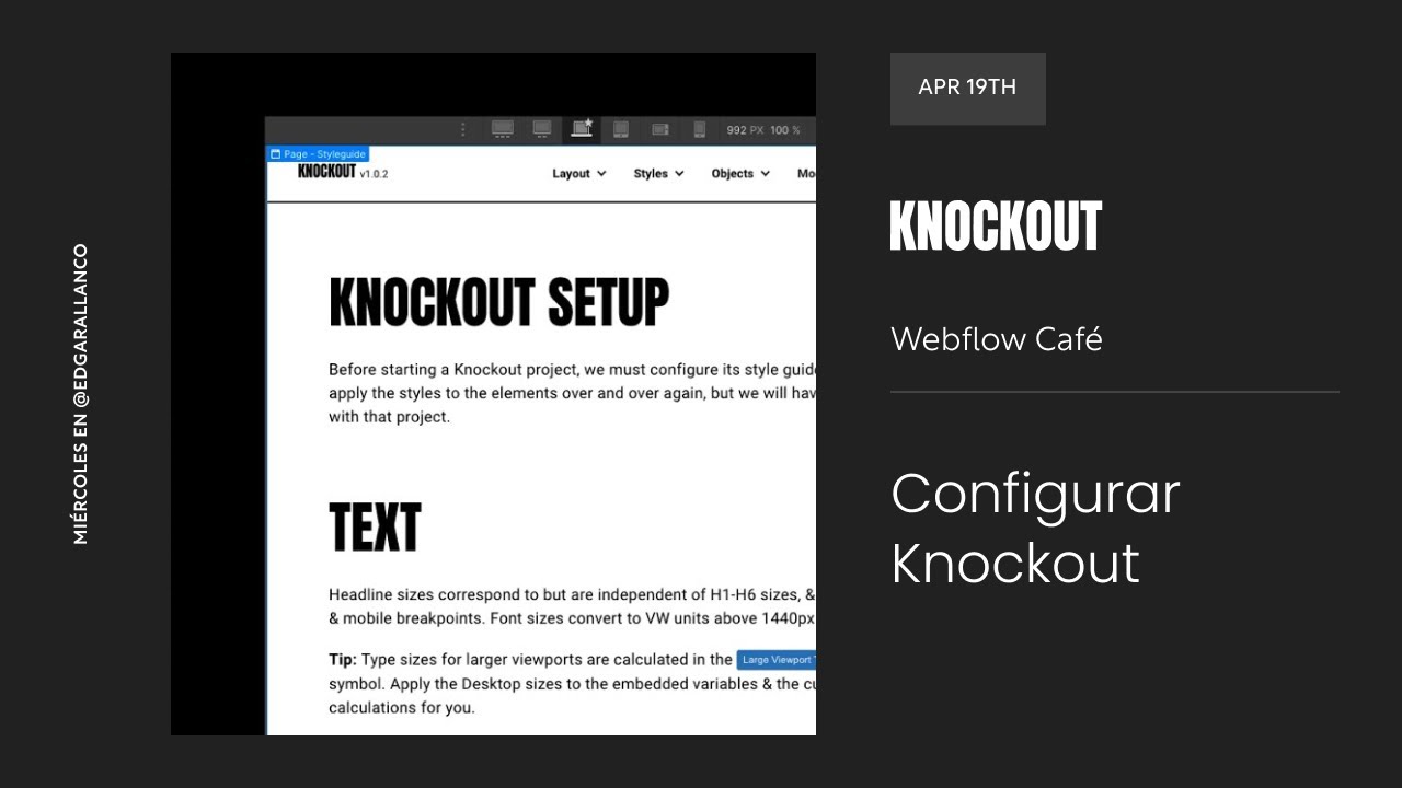 Knockout Framework para Webflow: #1 Configurar Knockout - YouTube