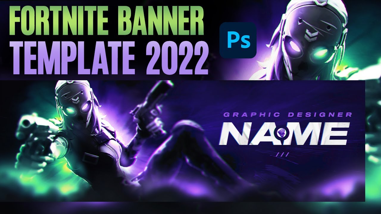 (WITH TEMPLATE) How To Make A Fortnite "CHAPTER 3" Banner (PHOTOSHOP ...