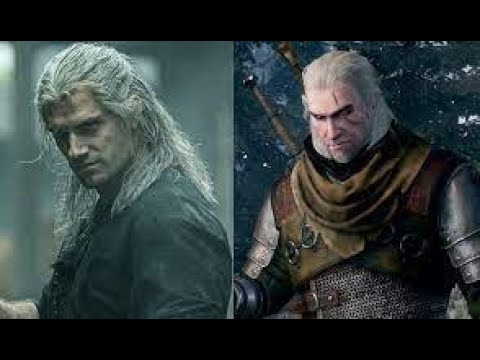 The Witcher game vs show character comparison - YouTube