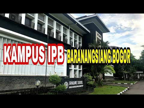 KAMPUS IPB Baranangsiang Bogor - YouTube