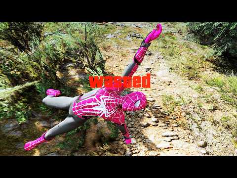 GTA 5 Spider-Man Wasted Moments Flooded Los Santos Compilation #154 | Euphoria Physics