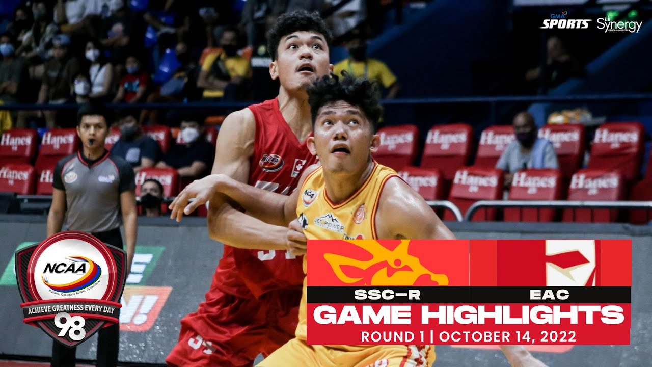 NCAA Season 98 | Game Highlights: SSC-R vs EAC | Men's Basketball ...