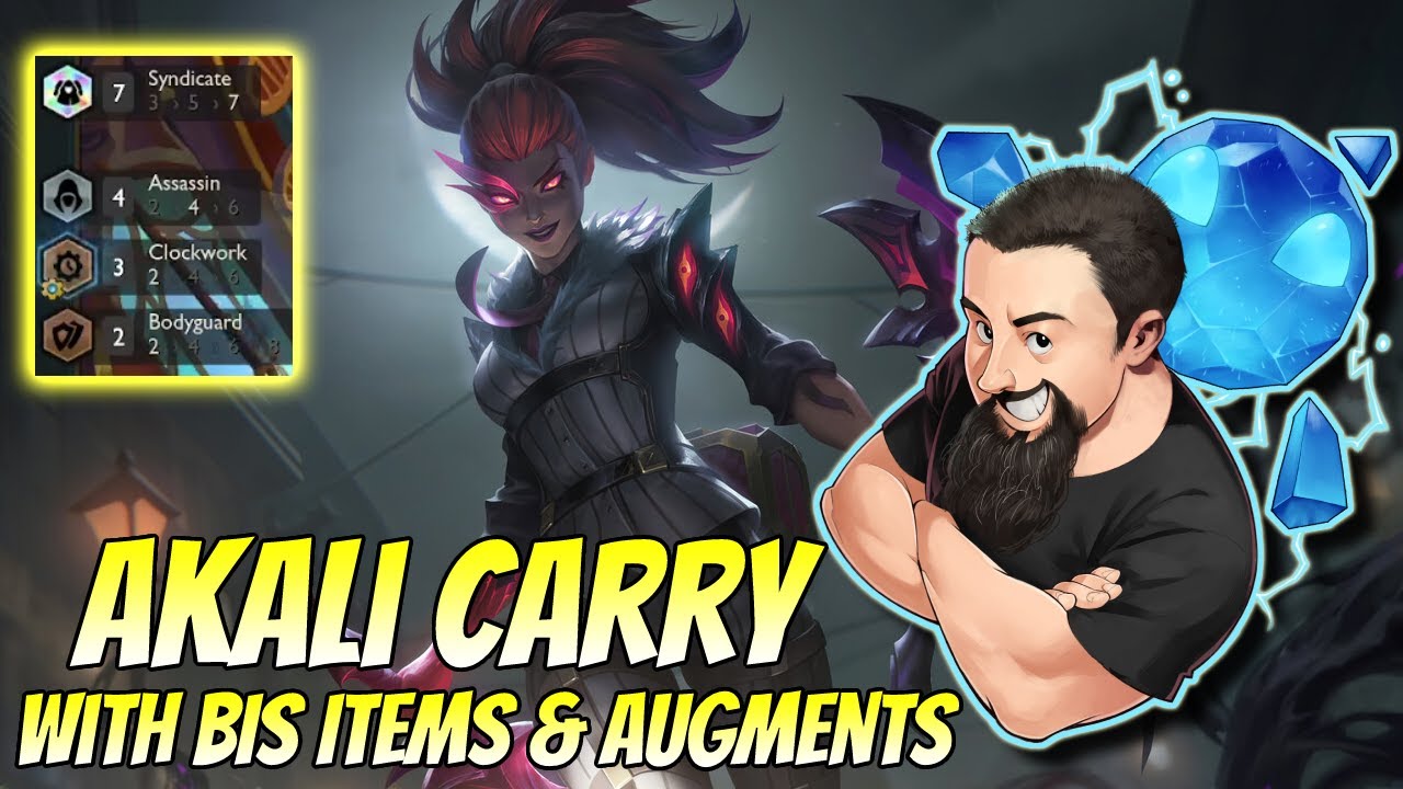 Akali Carry - With BIS items & Augments | TFT Gizmos & Gadgets ...