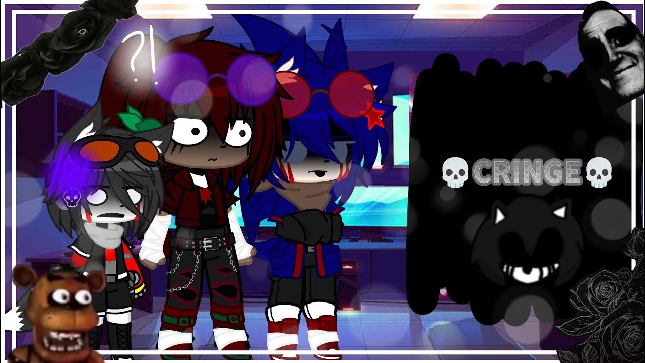 🖤[ Sonic.Exe+Equipo Exe si estuvieran en Fnia Reborn ]💀 (CRINGE ...