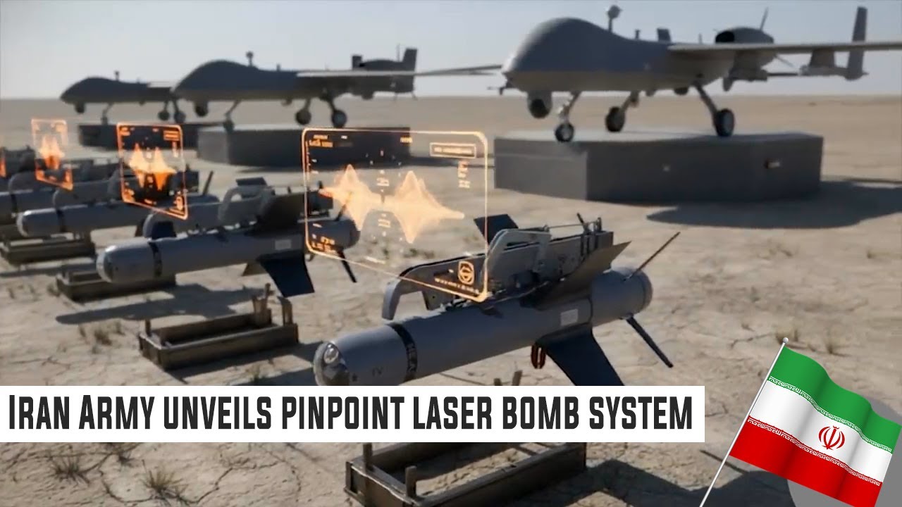 Iran Army unveils pinpoint laser bomb system | Iran Army 2025 - YouTube