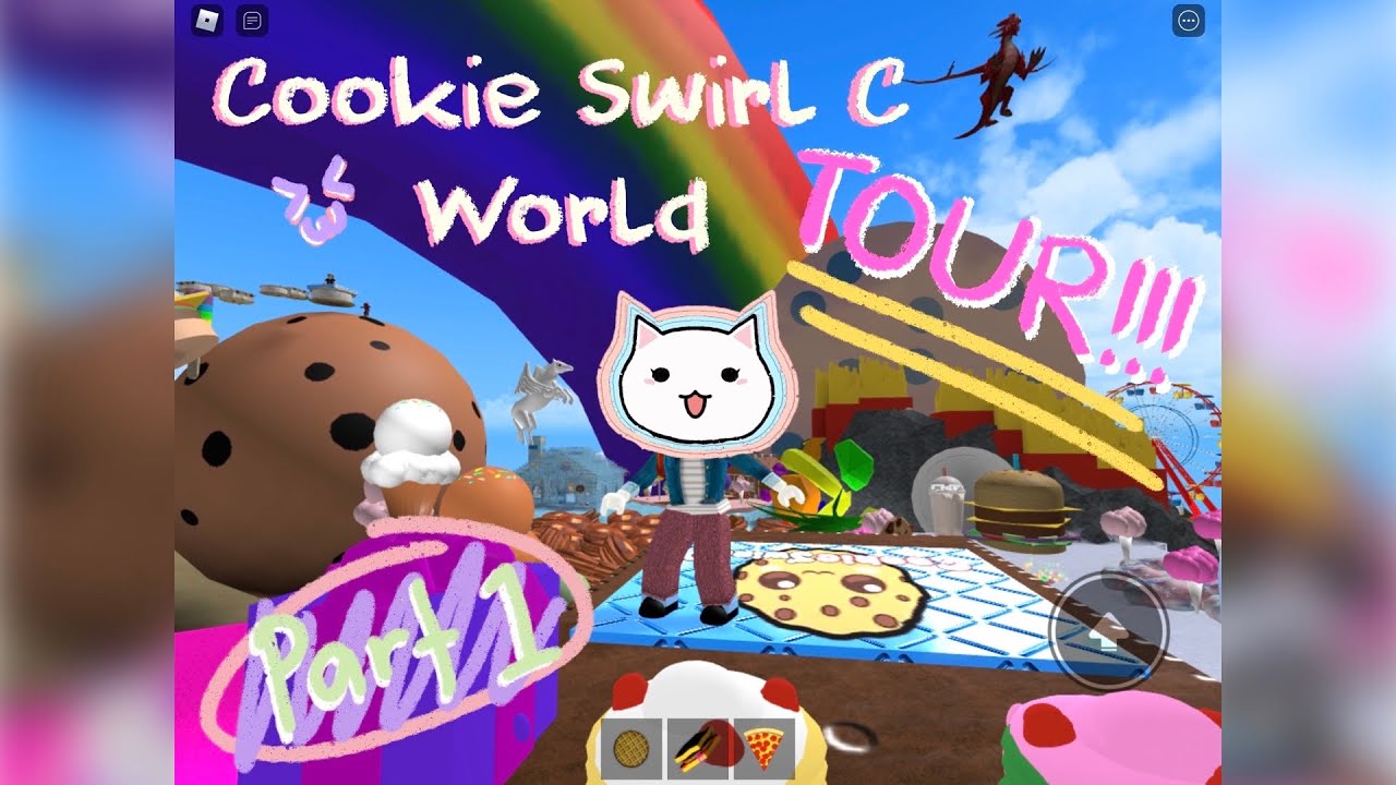 JSW—Cookie Swirl C World TOUR!!! Roblox game Part 1 - YouTube