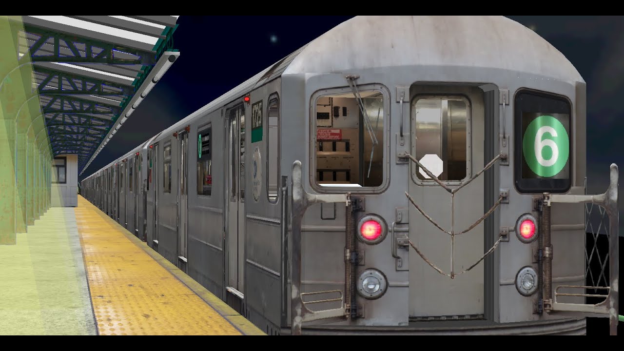 OpenBve Run Multiplayer RP: R62A 6 Train to Parkchester - YouTube