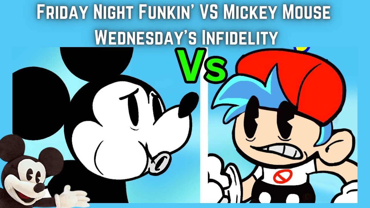 Mickey Mouse REACTS to Friday Night Funkin' VS Mickey Mouse.AVI ...