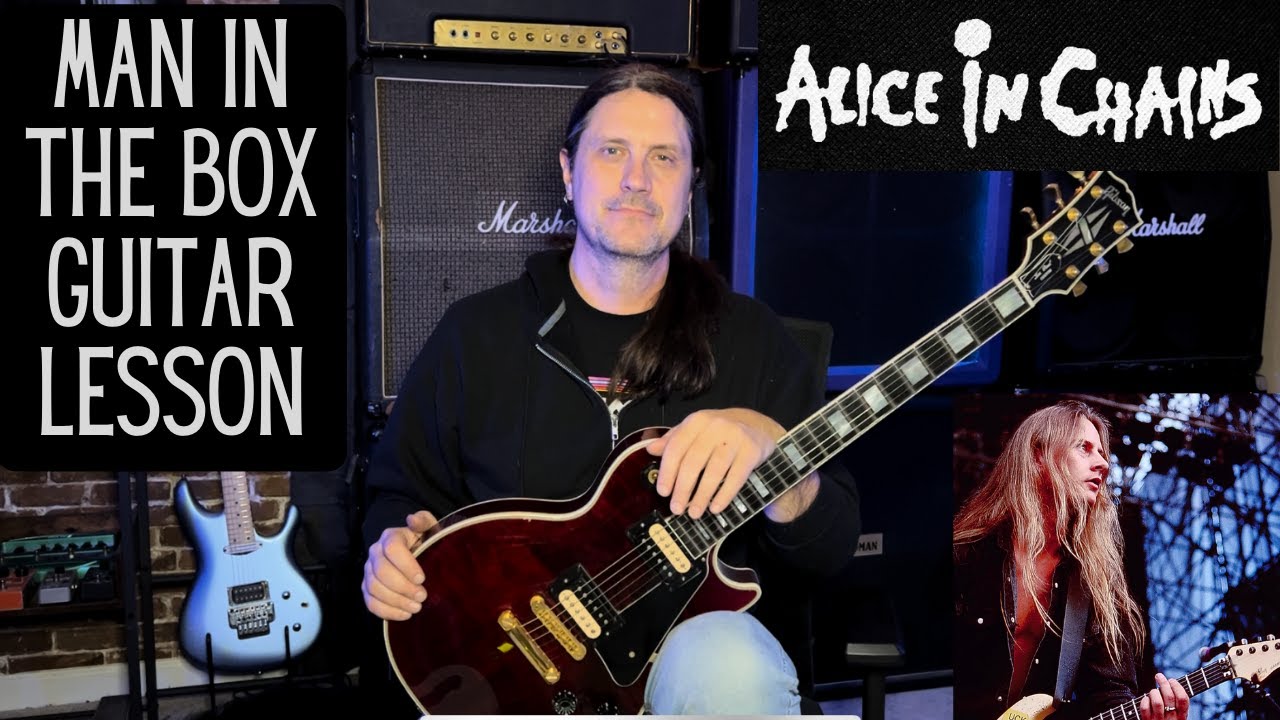How To Play Man In The Box - Guitar Lesson - Alice In Chains - Jerry ...