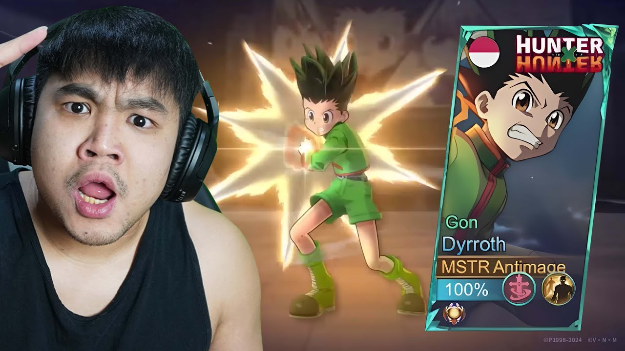 AKHIRNYA COLLAB SM HUNTER X HUNTER, GW AKUIN INI KEREN BGT‼️ REVIEW SKIN HXH DYROTH - Mobile ...