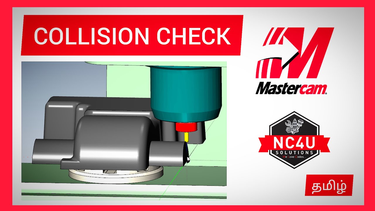 How to do collision Check in Mastercam- Mastercam-Tamil- CNC-VMC-HMC-Training-Coimbatore-5Axis ...