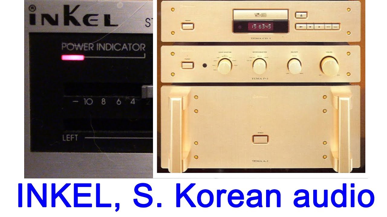 INKEL preamp, once a symbol of audio industry in S Korea 인켈 오디오 정말 ...