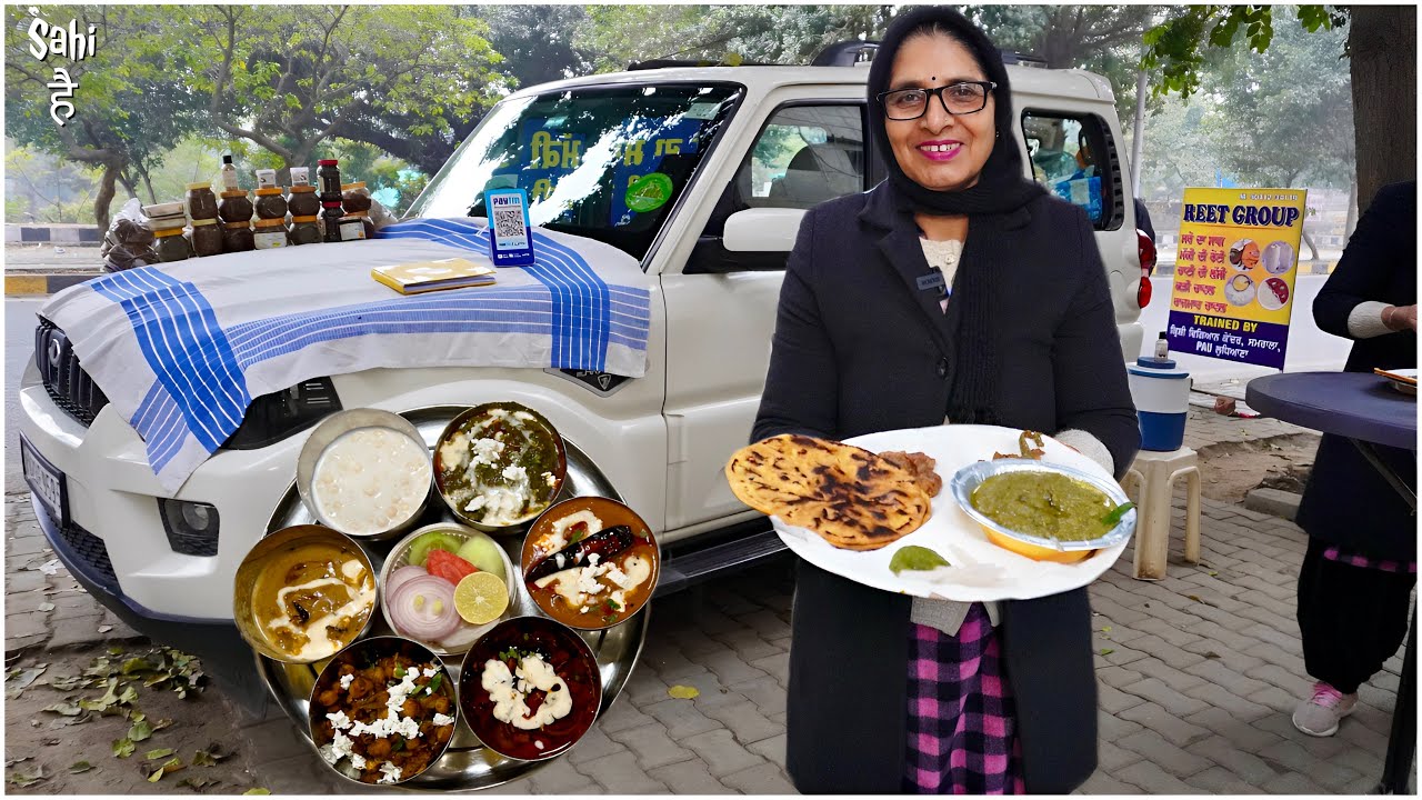Scorpio wale Singham Aunty ki Ghar wali Thali | Street Food India | Rs ...
