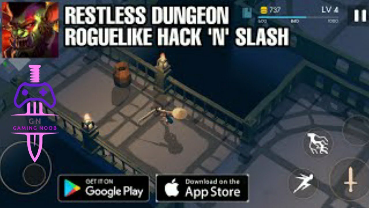 Restless Dungeon - Roguelike Hack 'n' Slash RPG Gameplay - YouTube