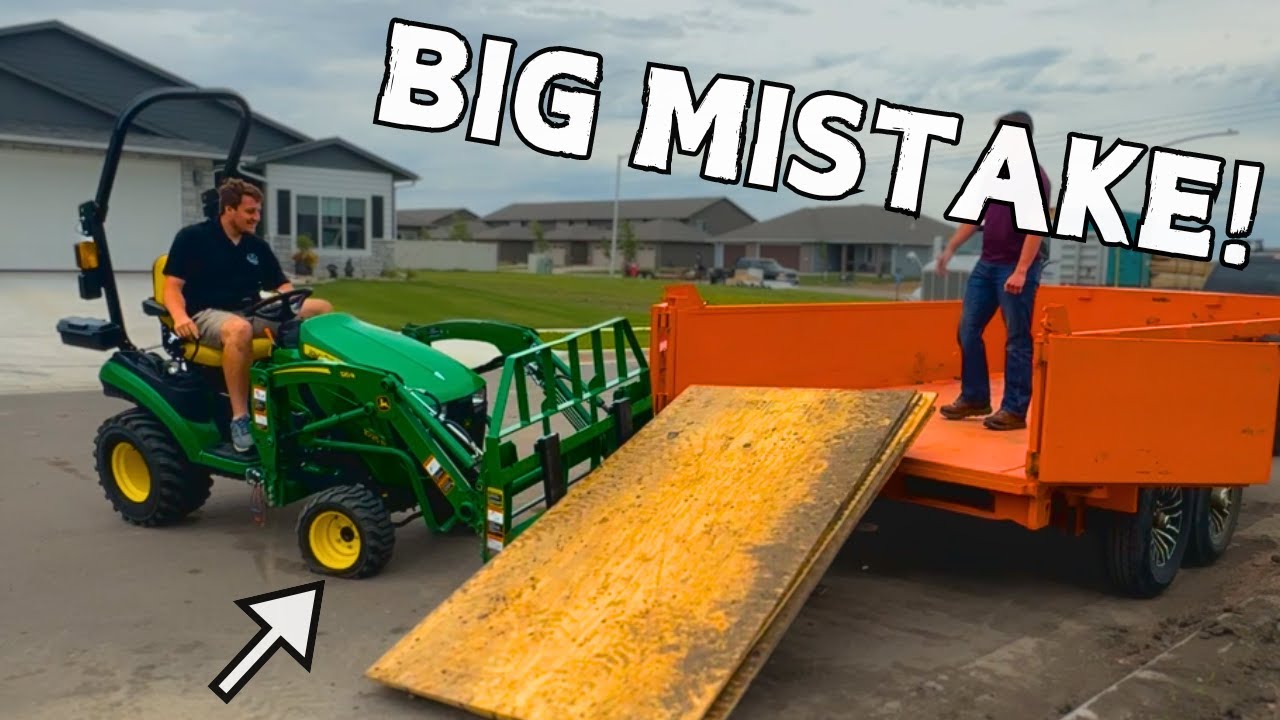 Tractor Tipping: An Almost Catastrophe - YouTube