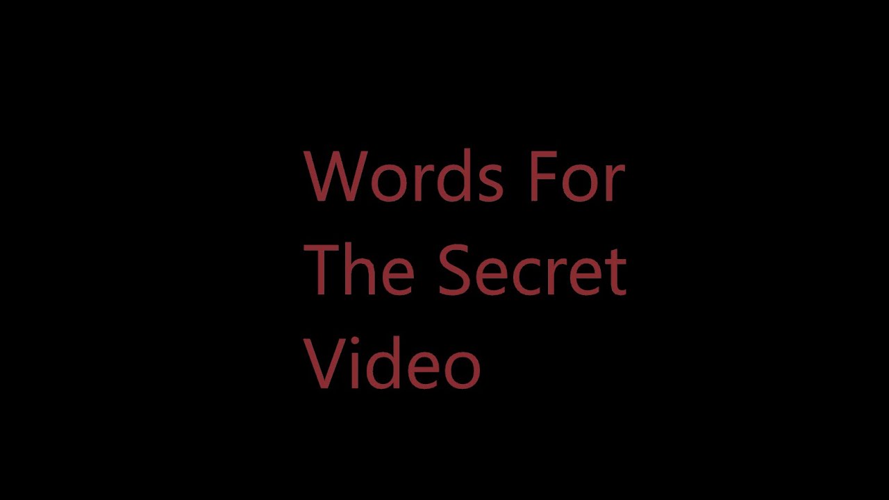 Word Form Neon Cameraman About the secret video - YouTube