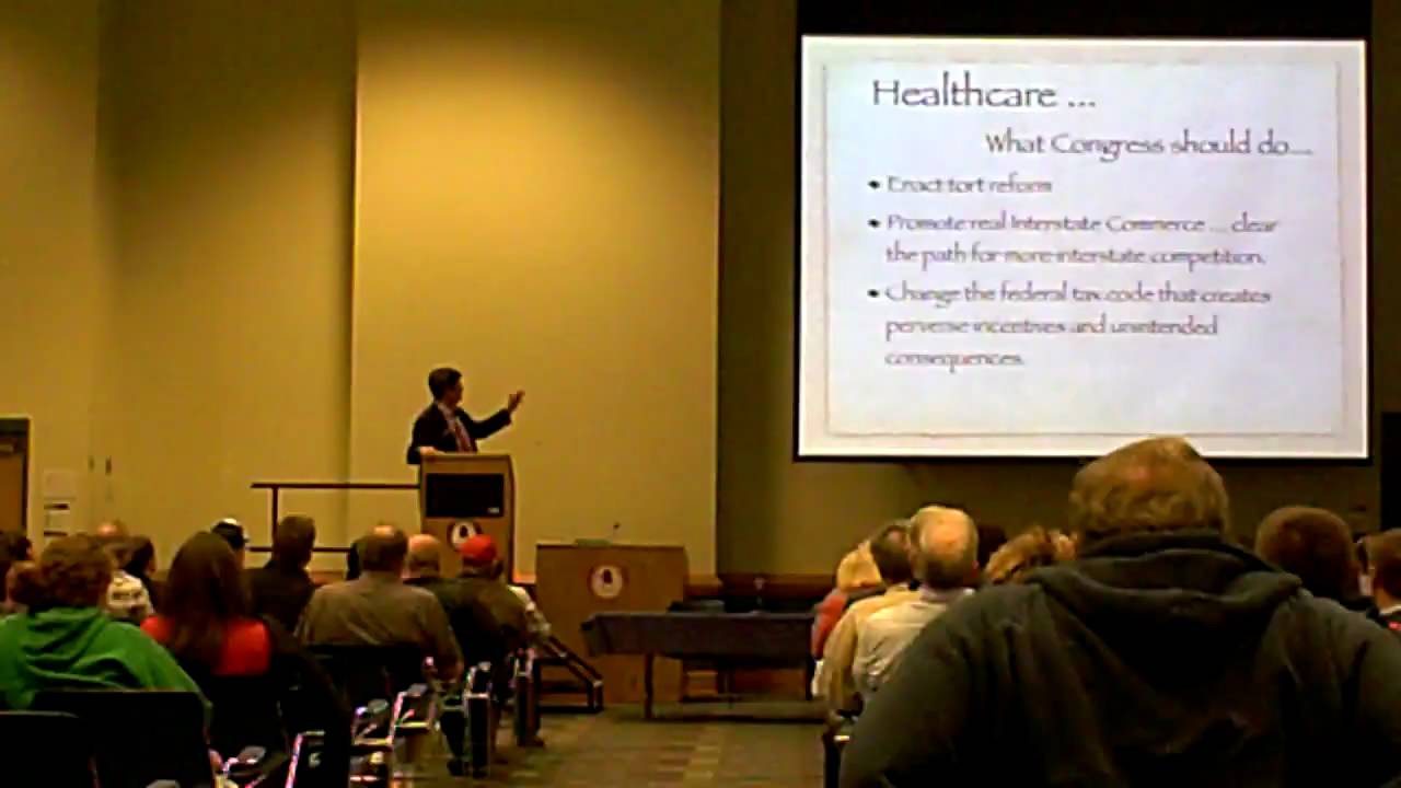 Healthcare Reform - What Congress should do - George Landrith - YouTube