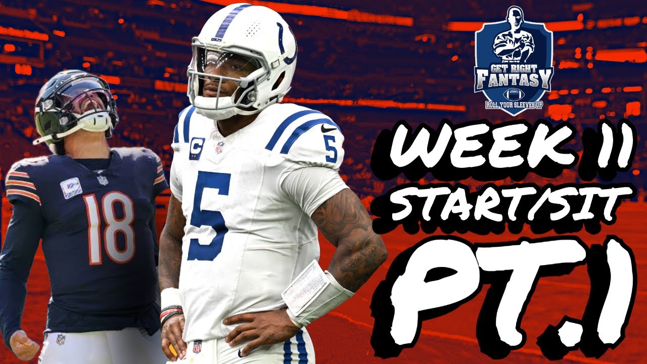 Week 11 Players you MUST Start & Sit Pt. 1 | *LIVE* Chat Q&A Fantasy ...