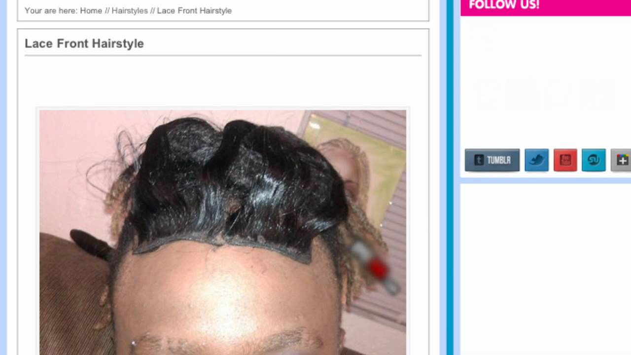 Bad Lace front Hairstyle - YouTube
