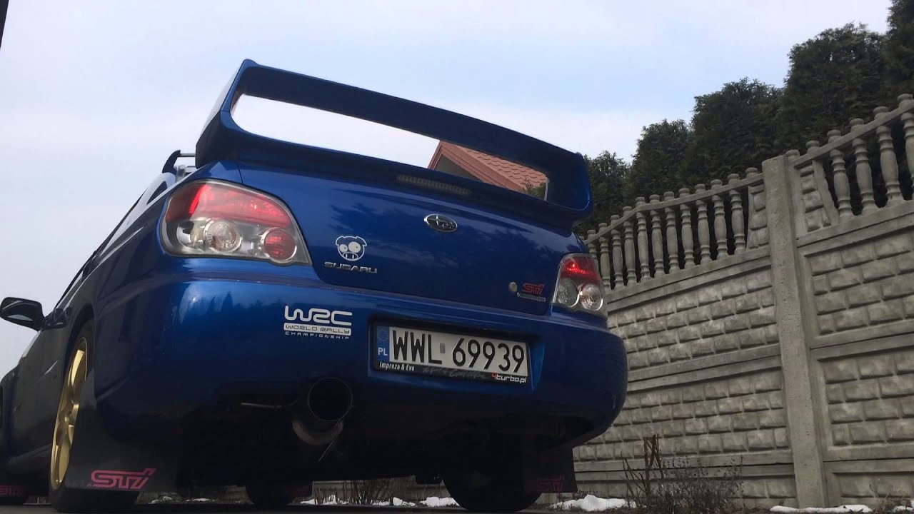 Subaru Impreza '06 - Vortex Afterburner backbox sound - YouTube