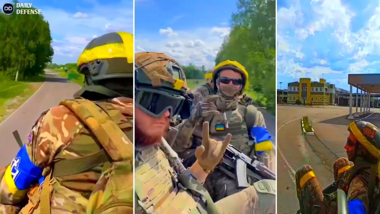 Russian freedom fighters are advancing further into Russia - YouTube
