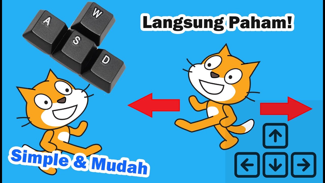 Tutorial Scratch move with asdw - Chapter 6 Object Control with ...