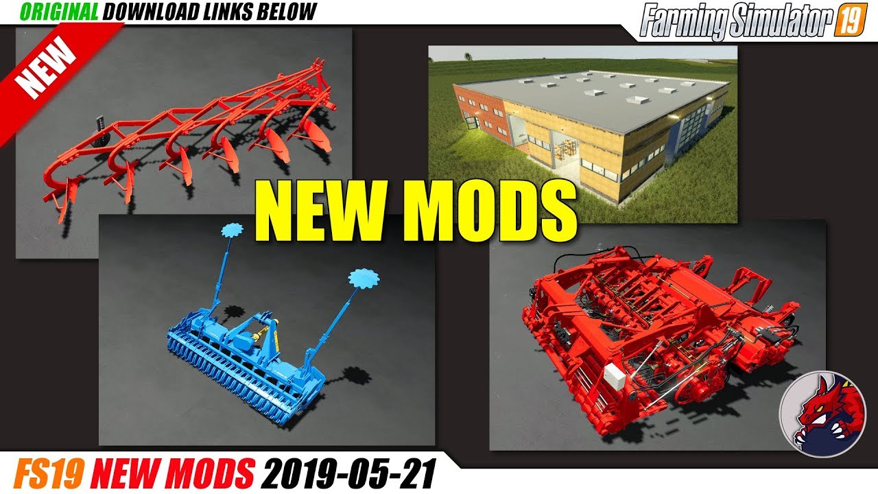 FS19 | New Mods (2019-05-21/2) - review - YouTube
