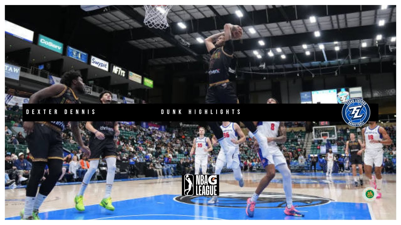 Dexter Dennis Mid Season Dunk Highlights Dallas Mavericks Texas Legends ...