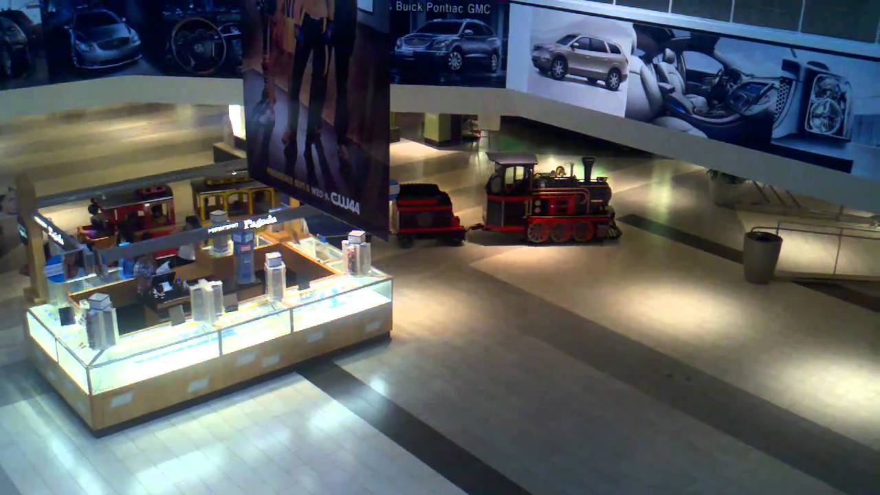 New train ride at Westfield Countryside mall - YouTube