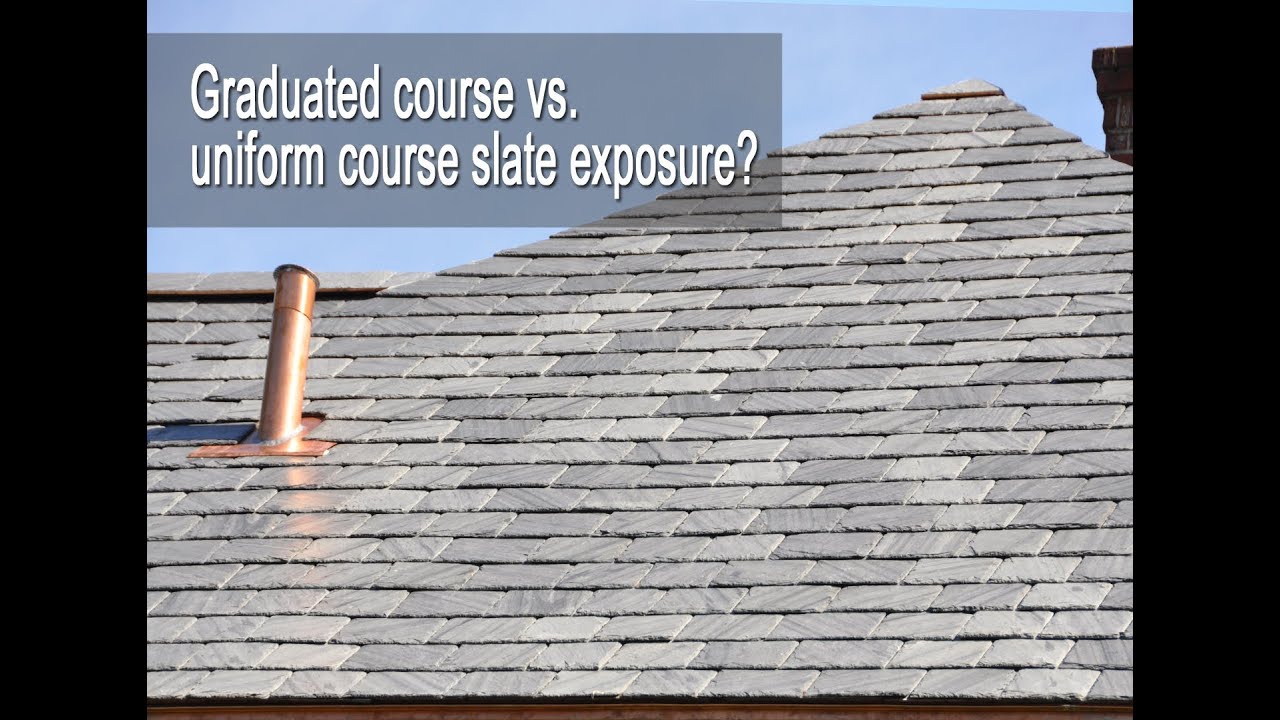 Graduated course slate exposure vs. uniform course slate exposure ...