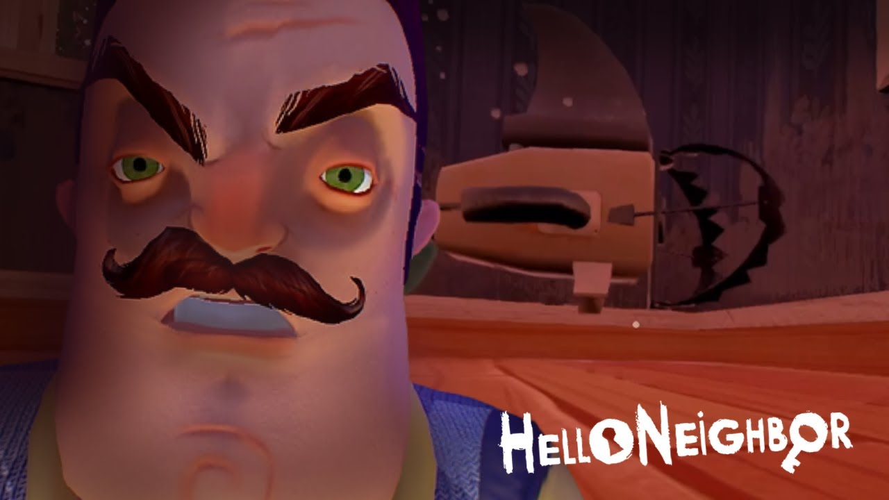 OHH!!....IT'S JUST A ROBOTIC SHARK | Hello Neighbor (Revisit) | Alpha 1 ...