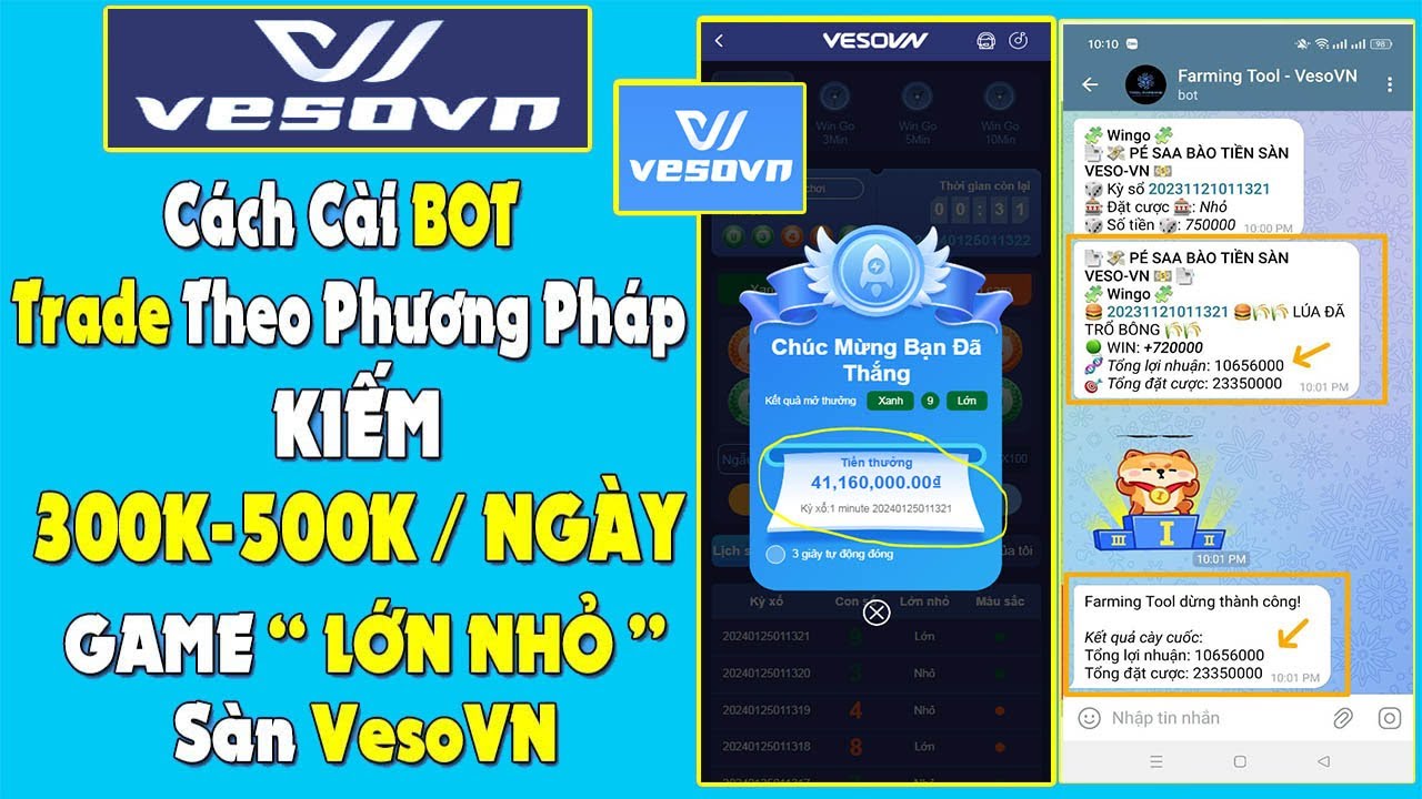 VESO VN | Cách Cài BOT TOOL Sàn Vesovn, Trade Theo Phương Pháp Kiếm ...