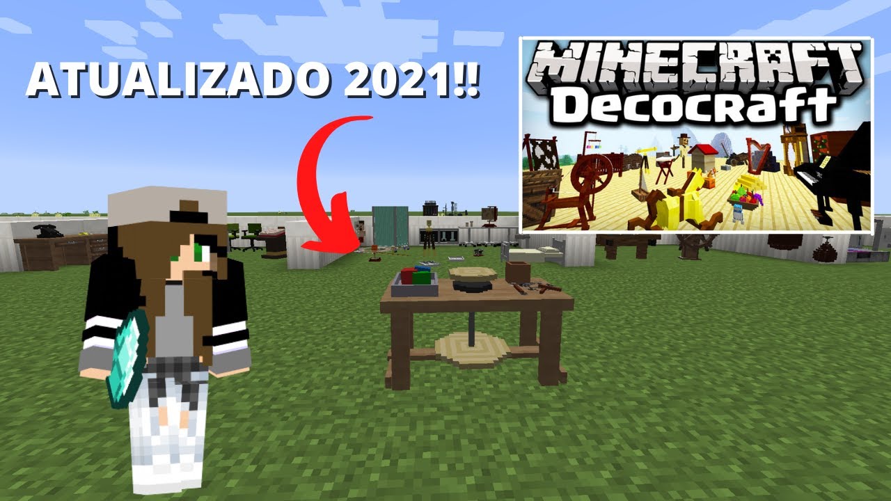 TUTORIAL DA DECOCRAFT-COMO BAIXAR O MOD DA DECOBENCH!!(Atualizado 2021 ...