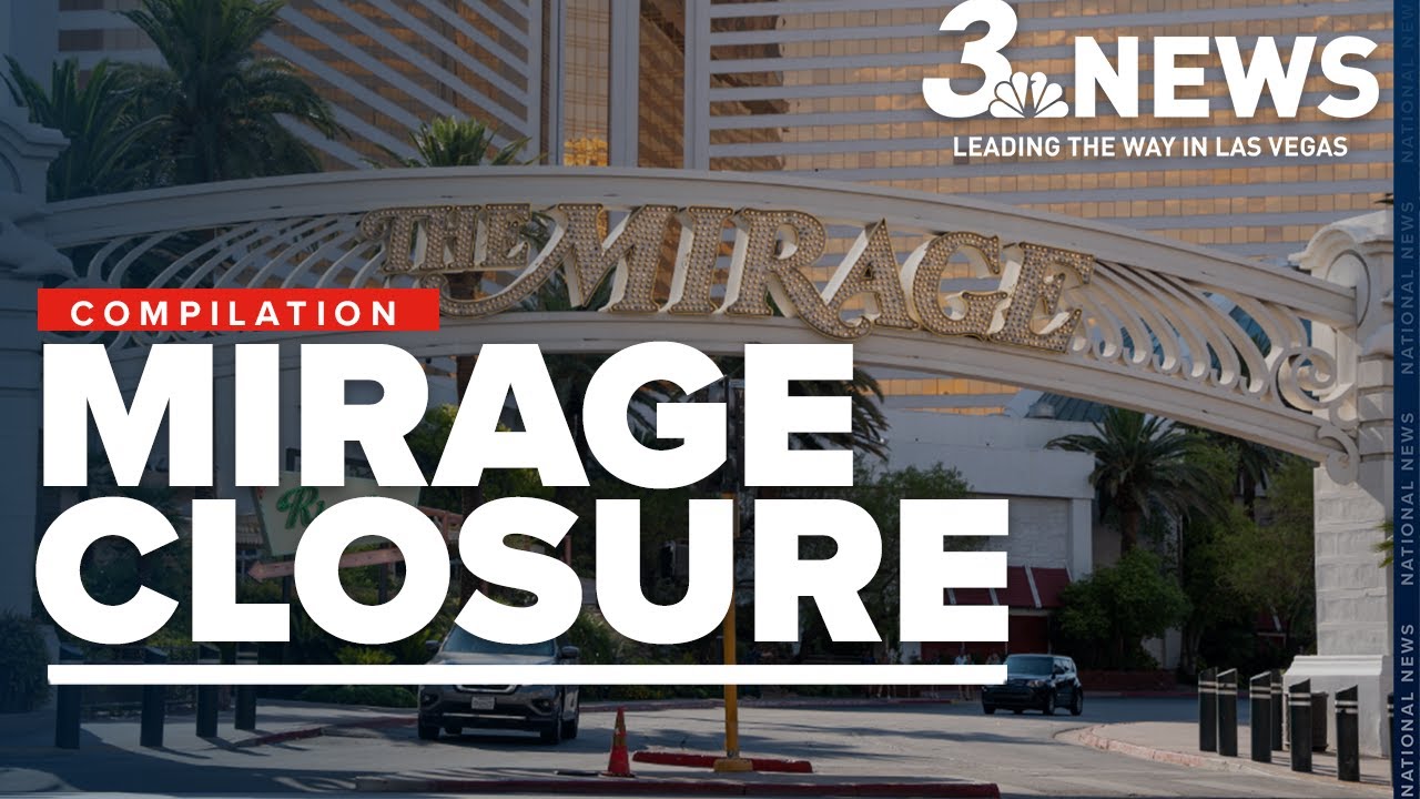 The Mirage Hotel and Casino closes its doors - YouTube