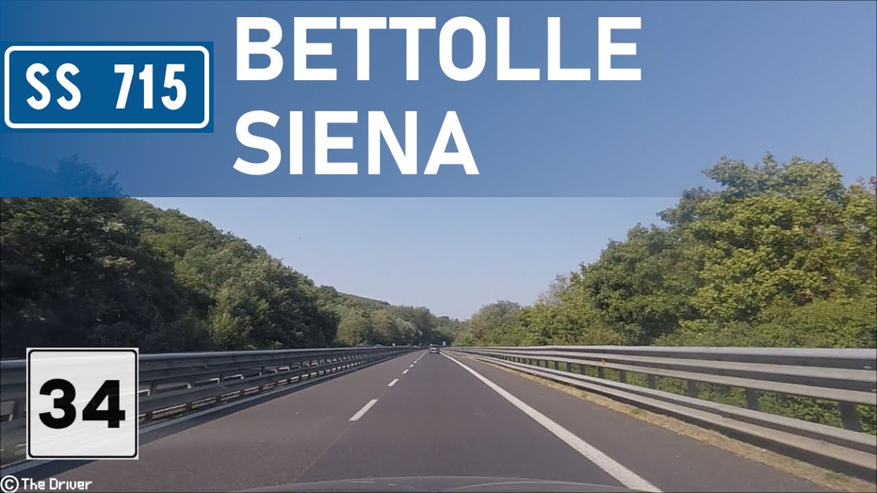 [INTEGRALE] (I) SS715 | Bettolle-Siena | Superstrada Siena-Bettolle ...