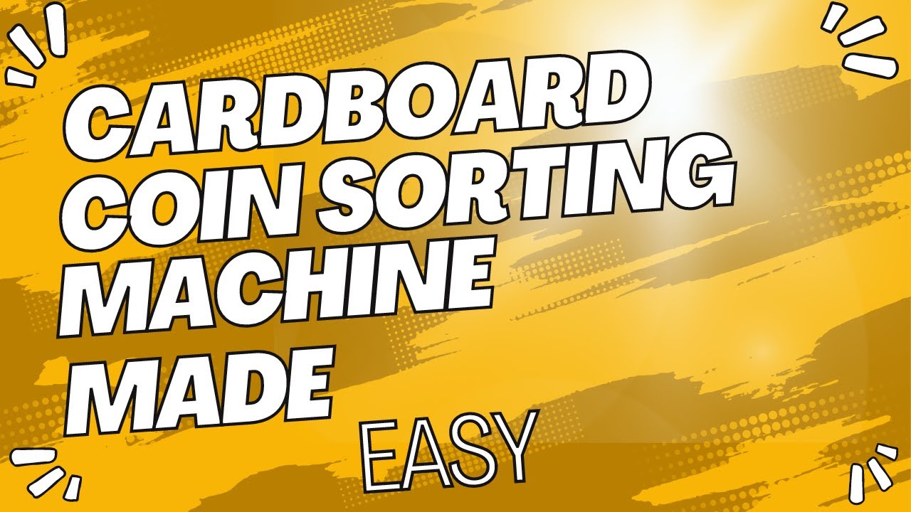 How to make cardboard Coin deposit machine - YouTube