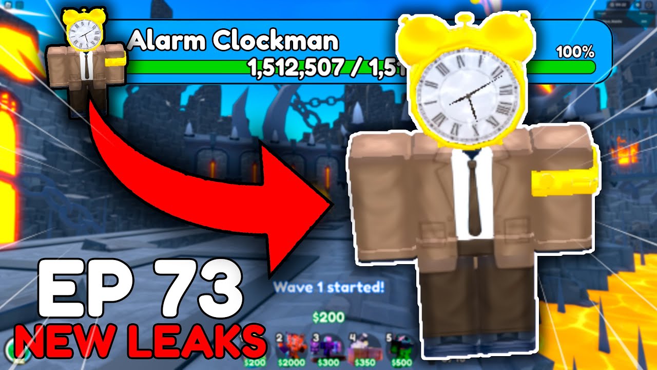 😳 OMG! WHAT!? 😳 NEW BOSS IN ENDLESS MODE ALARM CLOCKMAN! 🔥 | NEW LEAKS ...