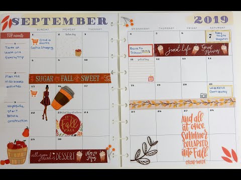 PWM - Month of September | The Happy Planner